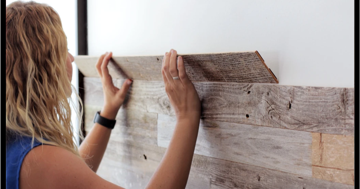Easy To Install, Peel & Stick Reclaimed Wood Wall Paneling | MagOne 2016