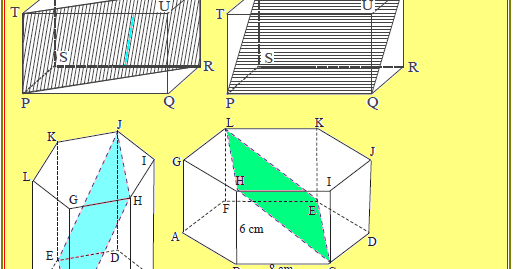 Cara Menentukan Bidang Diagonal pada Bangun Ruang - blg sklh