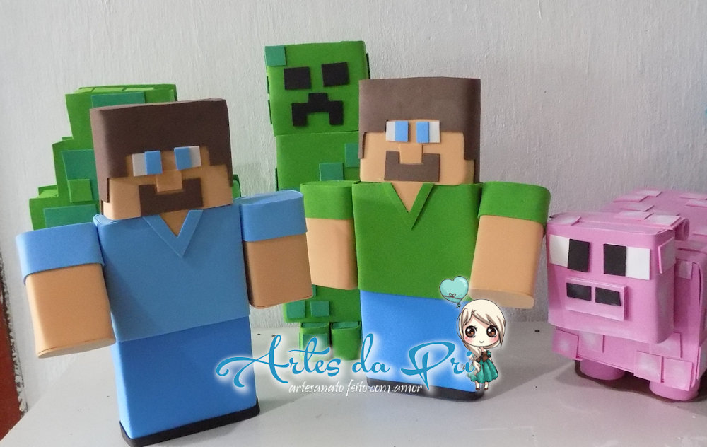 Artes da Pri: Minecraft em eva