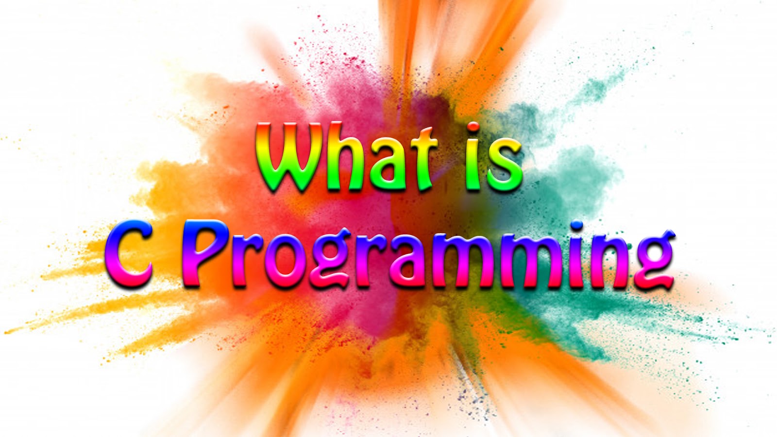 What is C Programming