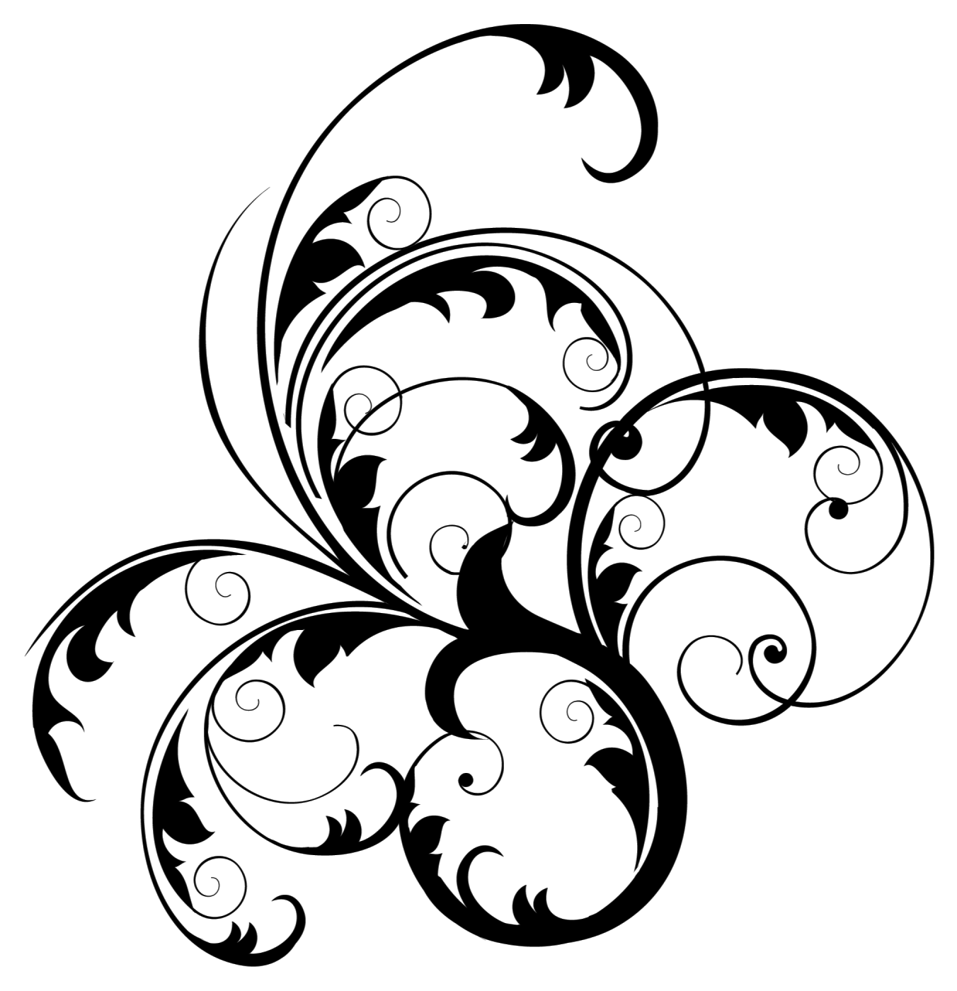 Gambar Bunga Floral Pattern Transparent | Fauzi Blog