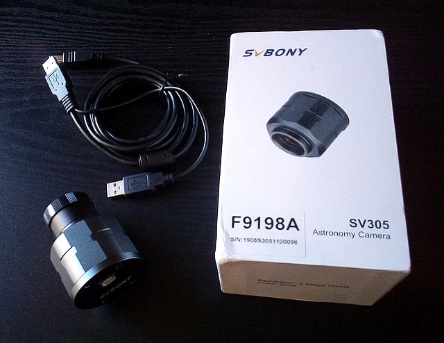 x-bit-astro-imaging: First tests on the SVBONY SV305 astronomy camera