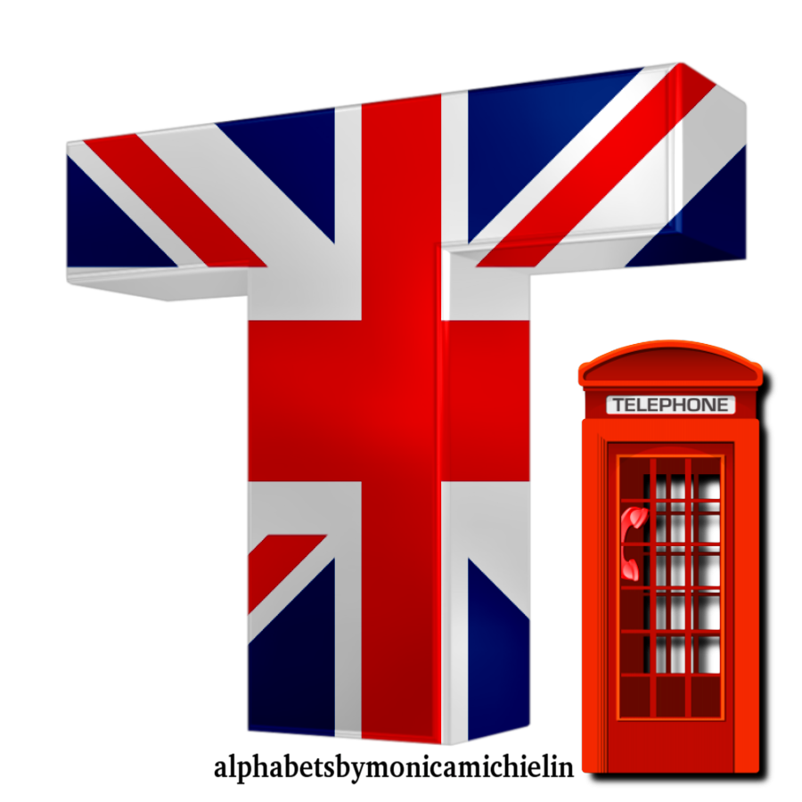 M. Michielin Alphabets: RED ENGLISH TELEPHONE ALPHABET - 1