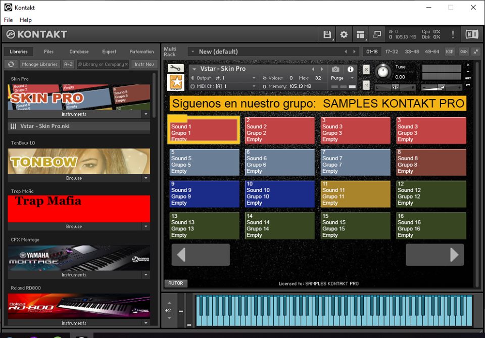 Kontakt PORTABLE 6.4.2 STANDALONE, VSTi, AAX x86 x64