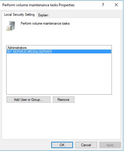 Z Notatnika Dba Sql Server Instant File Initialization