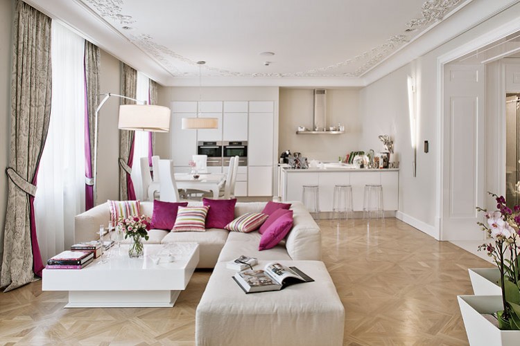EclecticStudio: Una casa en Blanco....y rosa