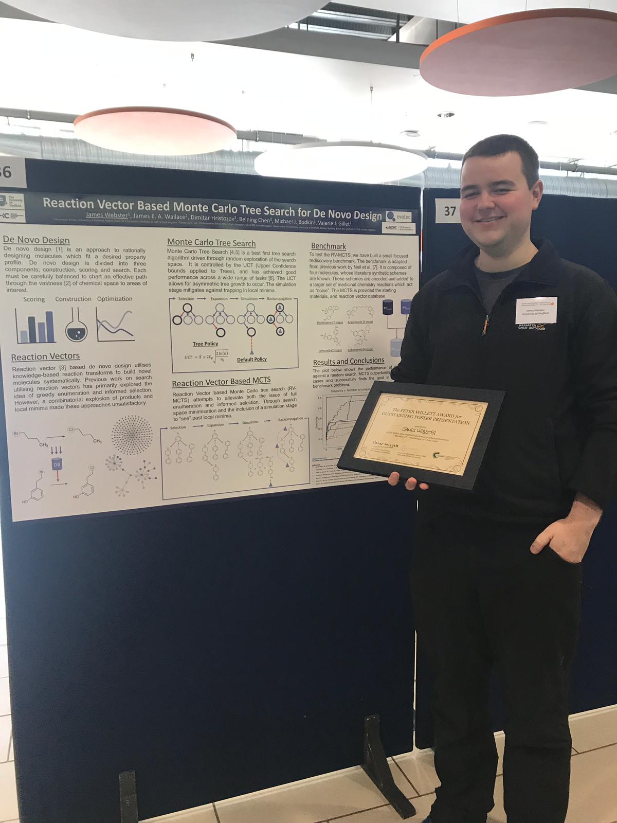 PhD student James Webster first winner of new Peter Willett Award at ...