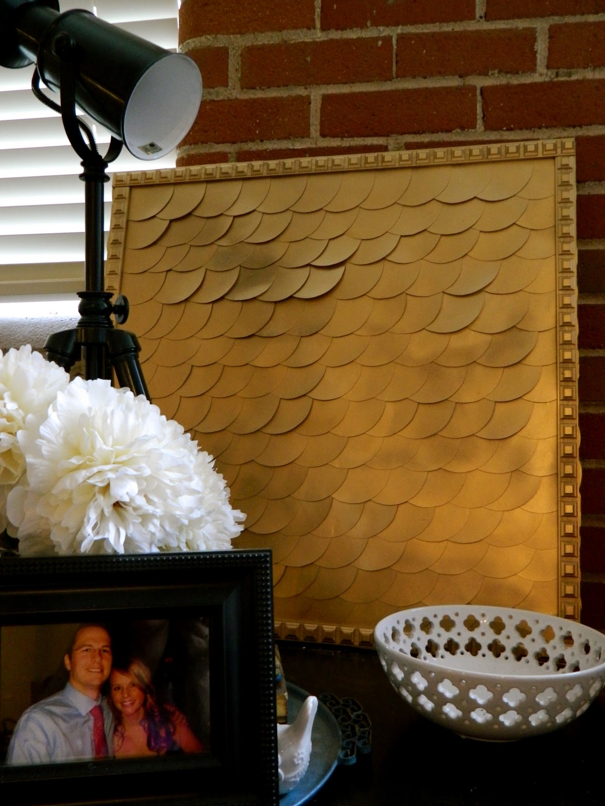 sadie + stella: DIY: fish scale art