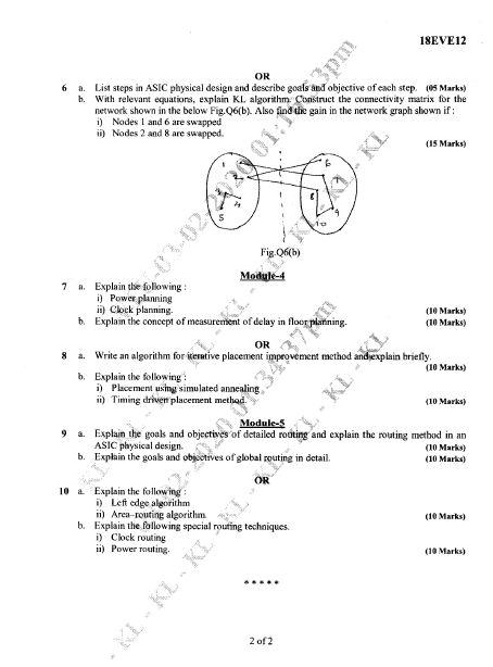 Visvesvaraya Technological University M.Tech. VLSI. (CBCS) First Semester 18EVE12 : ASIC Design ...