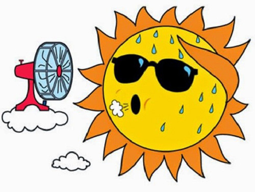 Escuela Luz A.Cruz de Santana: Mucho calorrrrrr