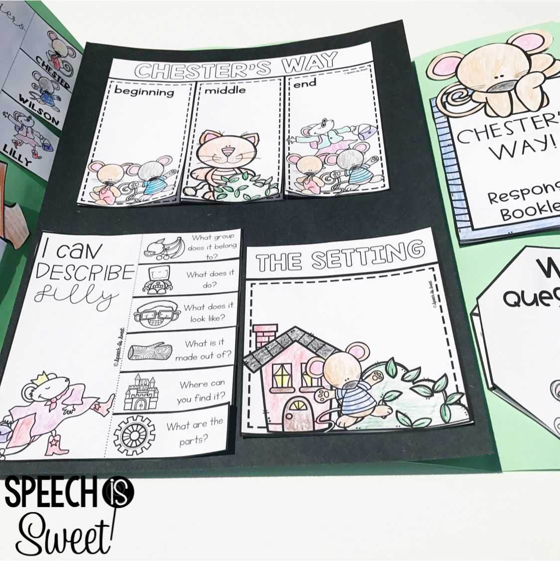Chester's Way Read Aloud Activities - Speech is Sweet
