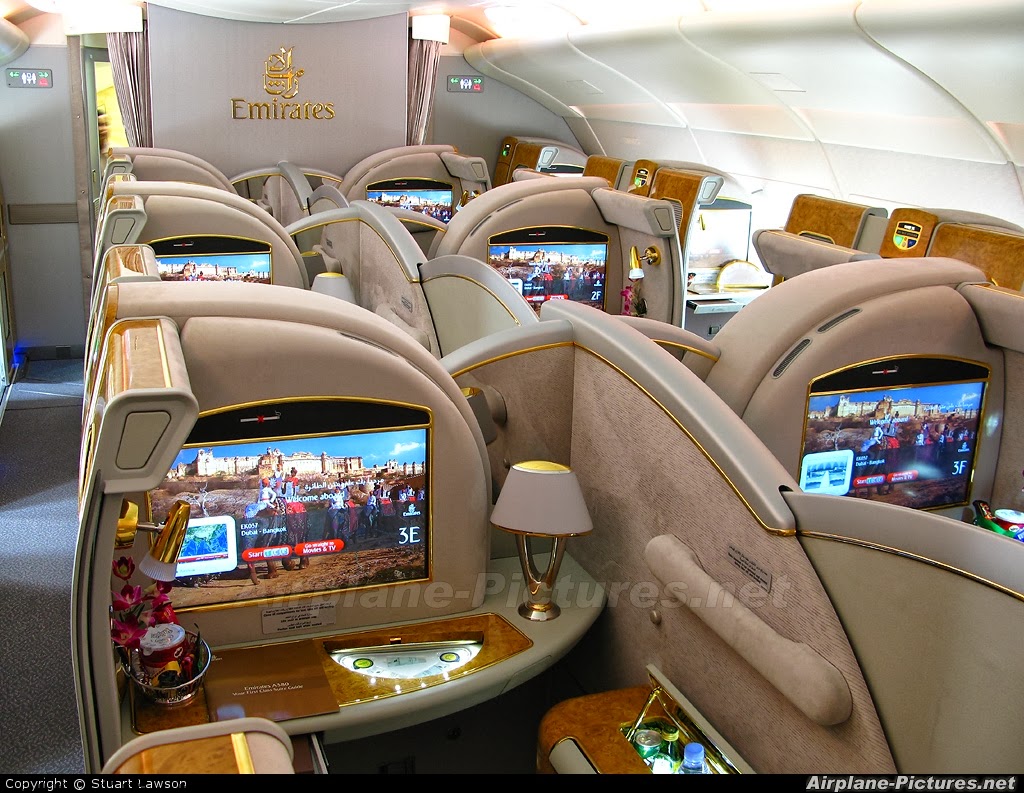 Airplanes Technology: AIRBUS A380 INTERIOR BUSINESS CLASS