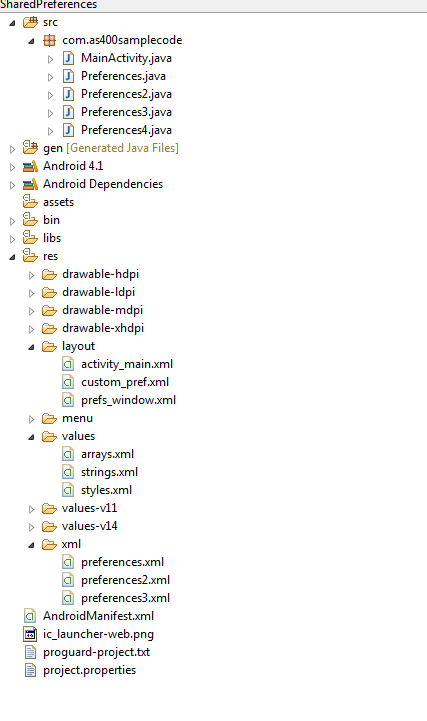 Android Shared Preferences example using PreferenceFragment - Store ...