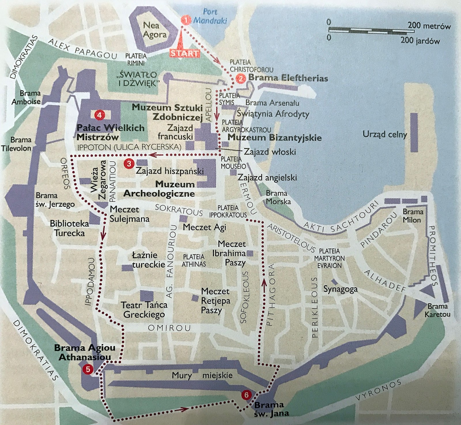 Wyspa Rodos - Rodos cz. I (Stare Miasto, Port)