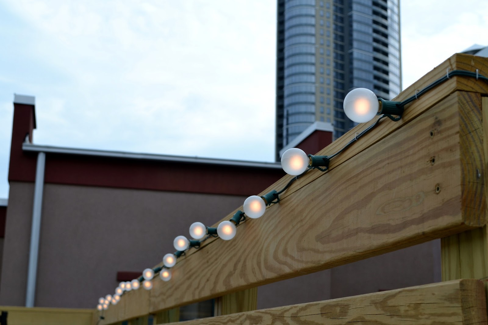 Hardly Housewives: Roof Deck Lights