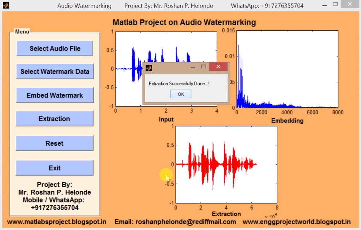 Audio Watermarking Matlab Source Code ~ MATLAB PROJECTS Audio Watermarking Matlab Source Code ~ MATLAB PROJECTS