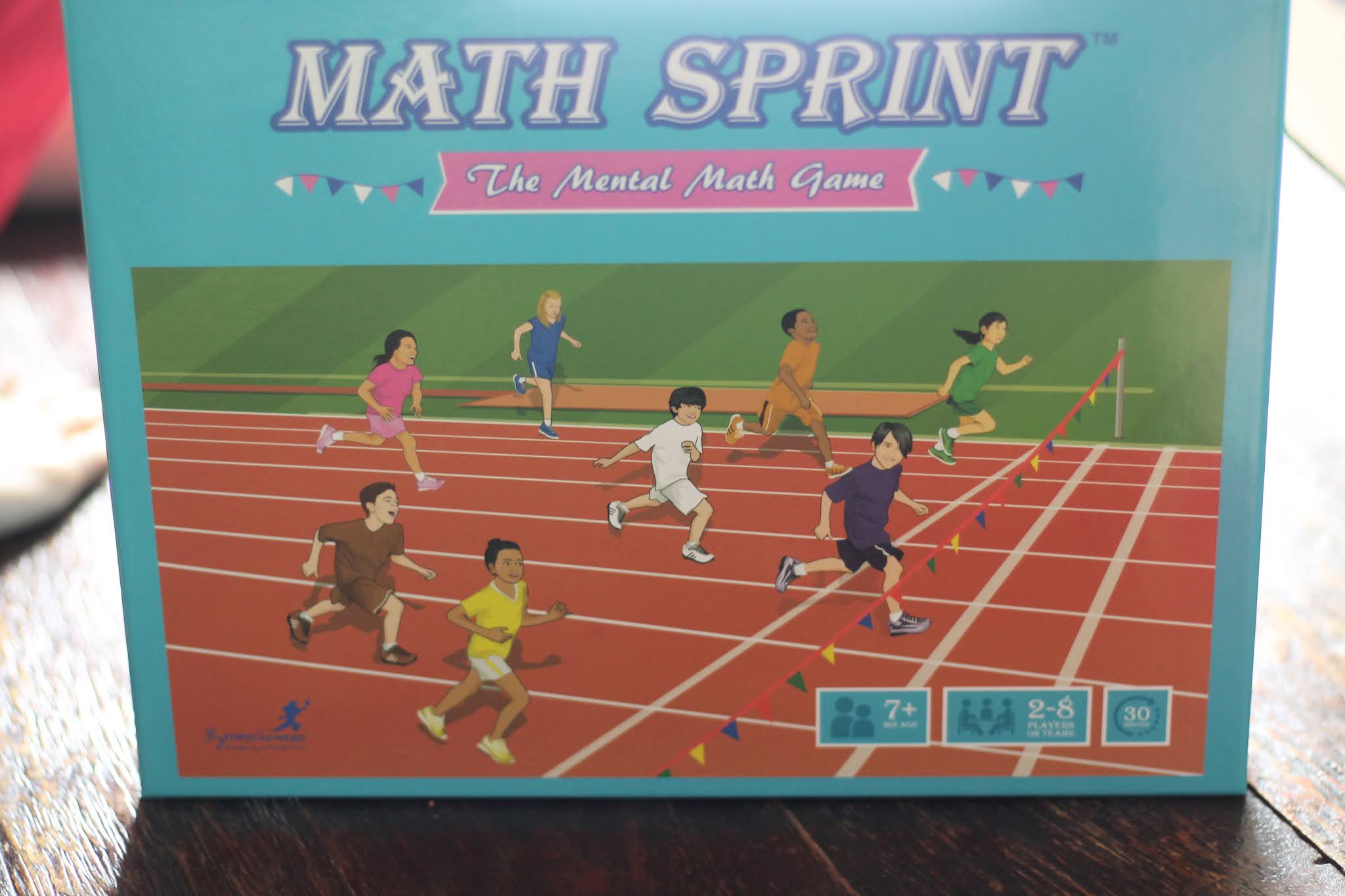 A blog for my mom: Byron's Games Review: Math Sprint - The Mental Math Game