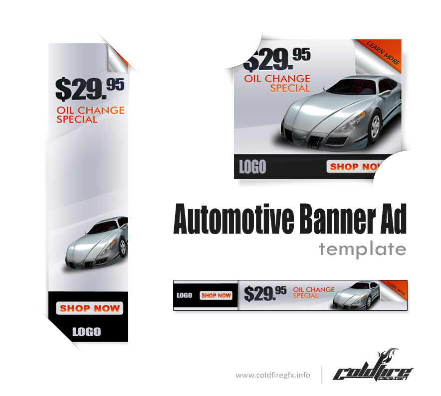 Automotive Banner ad psd Template « xonekDesign
