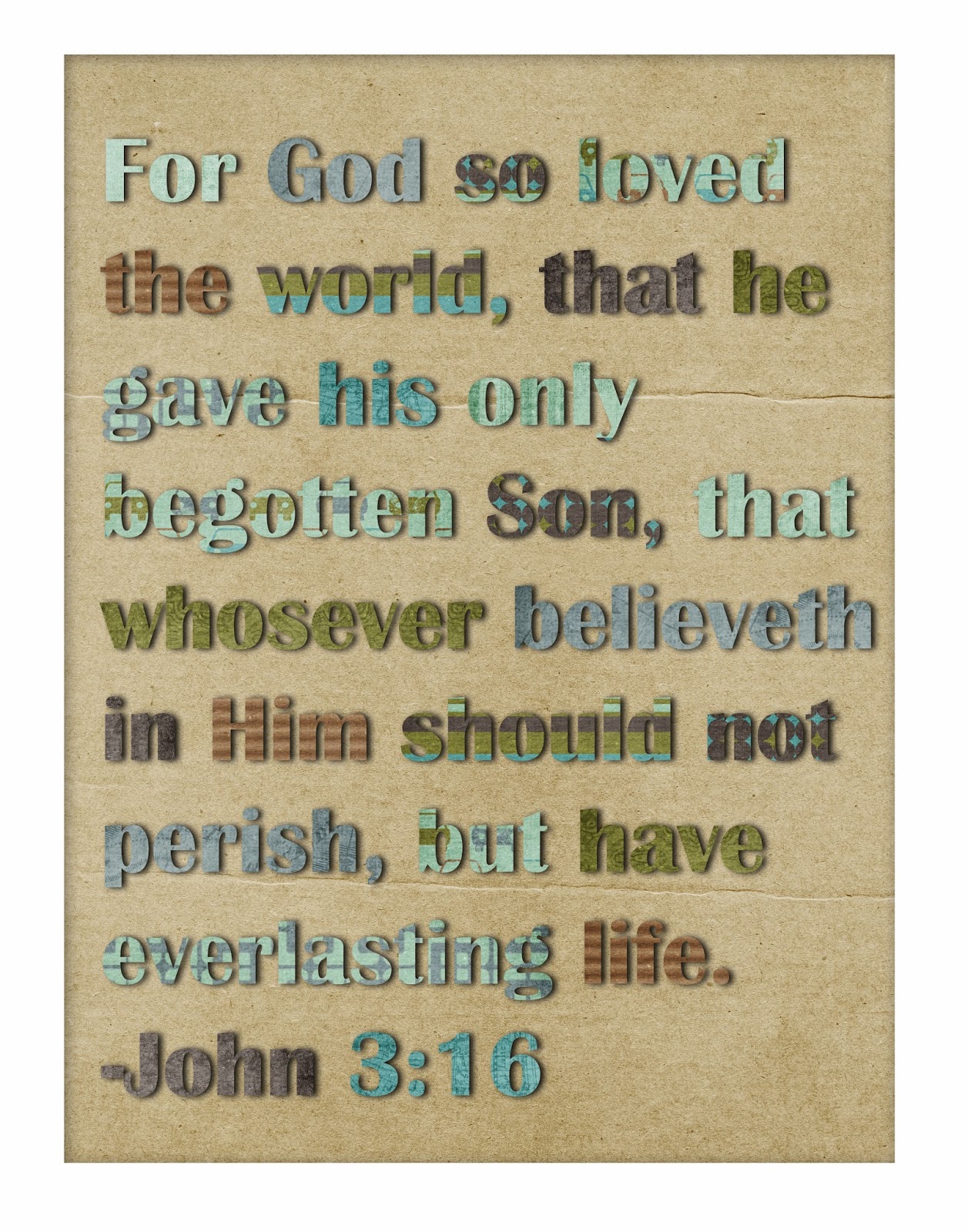 Caitlin's Creations: January Family Scripture {Free Printable}