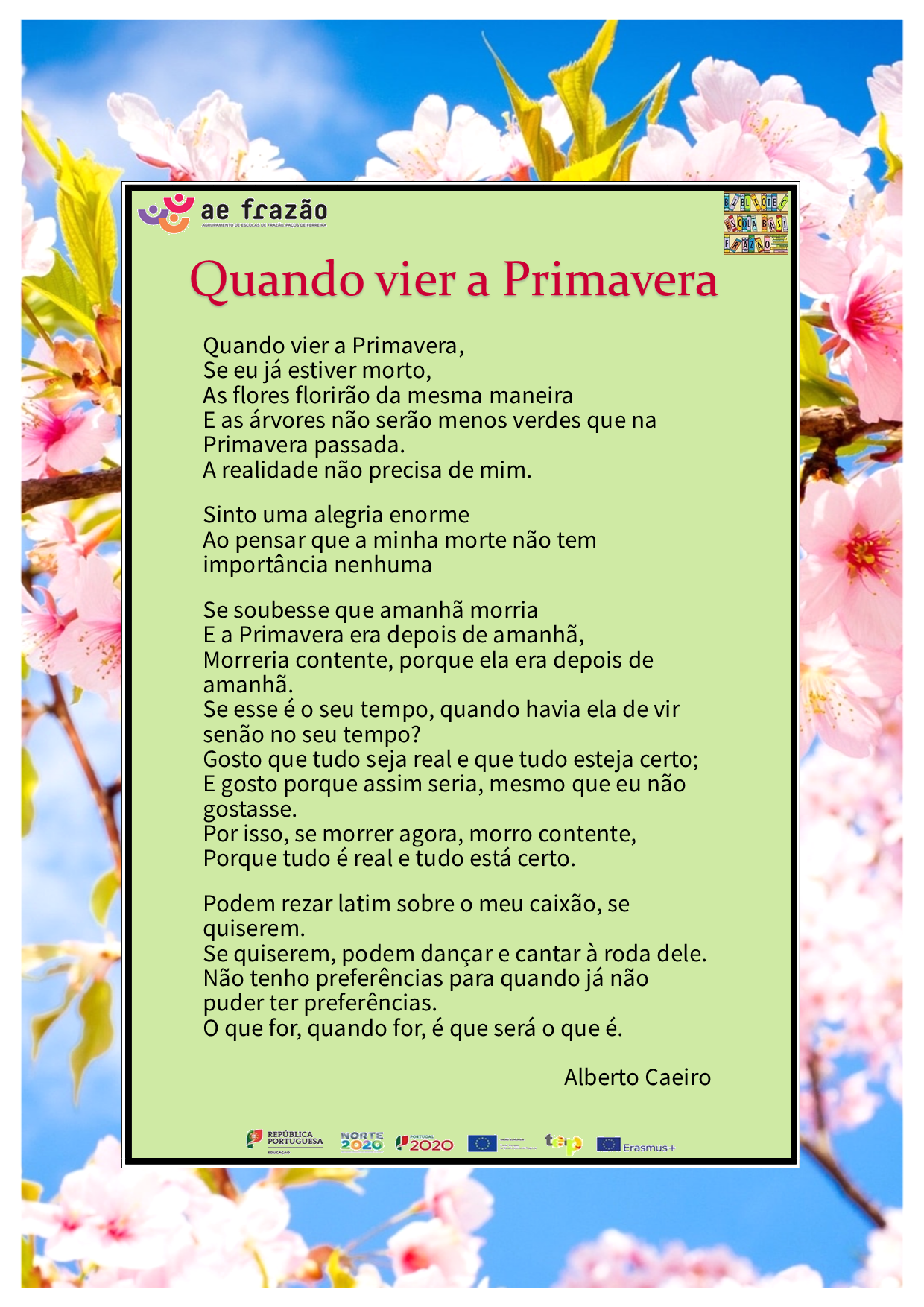 Biblioteca Escolar : Primavera...