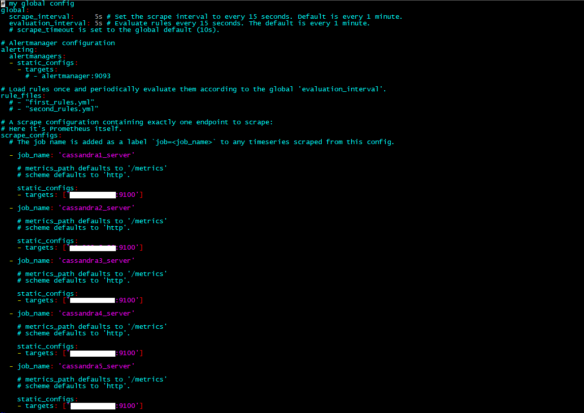 ParkSuSeong: Cassandra + Prometheus + Grafana Monitoring System unsing ...