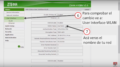 Cómo cambiar nombre y contraseña del Router/Modem (WIFI) ZTE de CANTV o ...