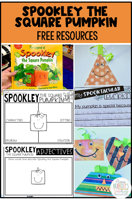 Spookley the Square Pumpkin Free Resources | Crazy for First Grade ...