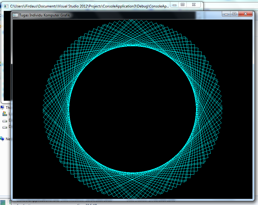 Grafika Komputer OpenGL C++ Project Rotasi
