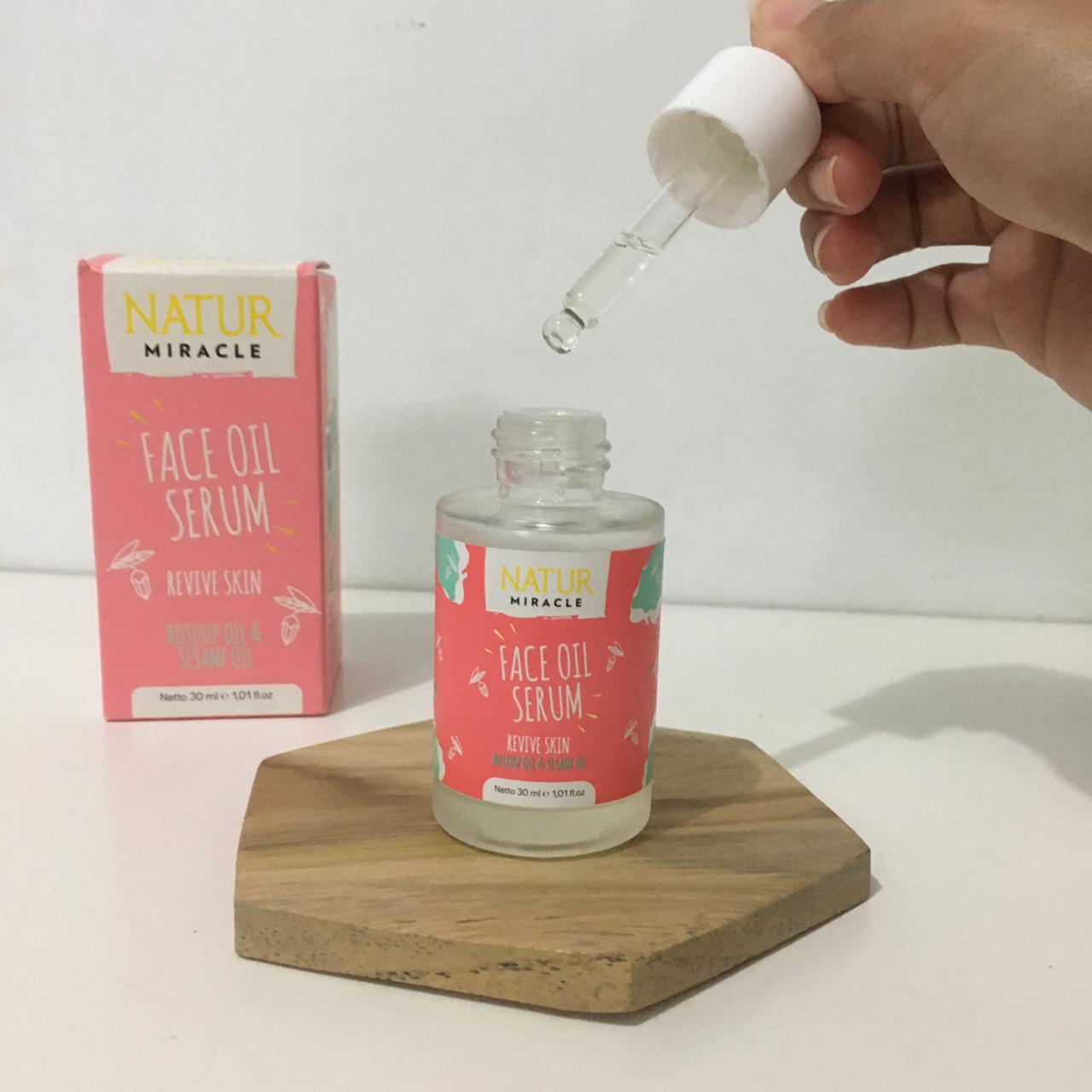 Review Natur Miracle Face Oil Serum Revive Skin - Andayani Rhani