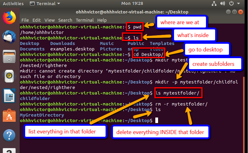 Linux Commands 3 and text editor - Linux