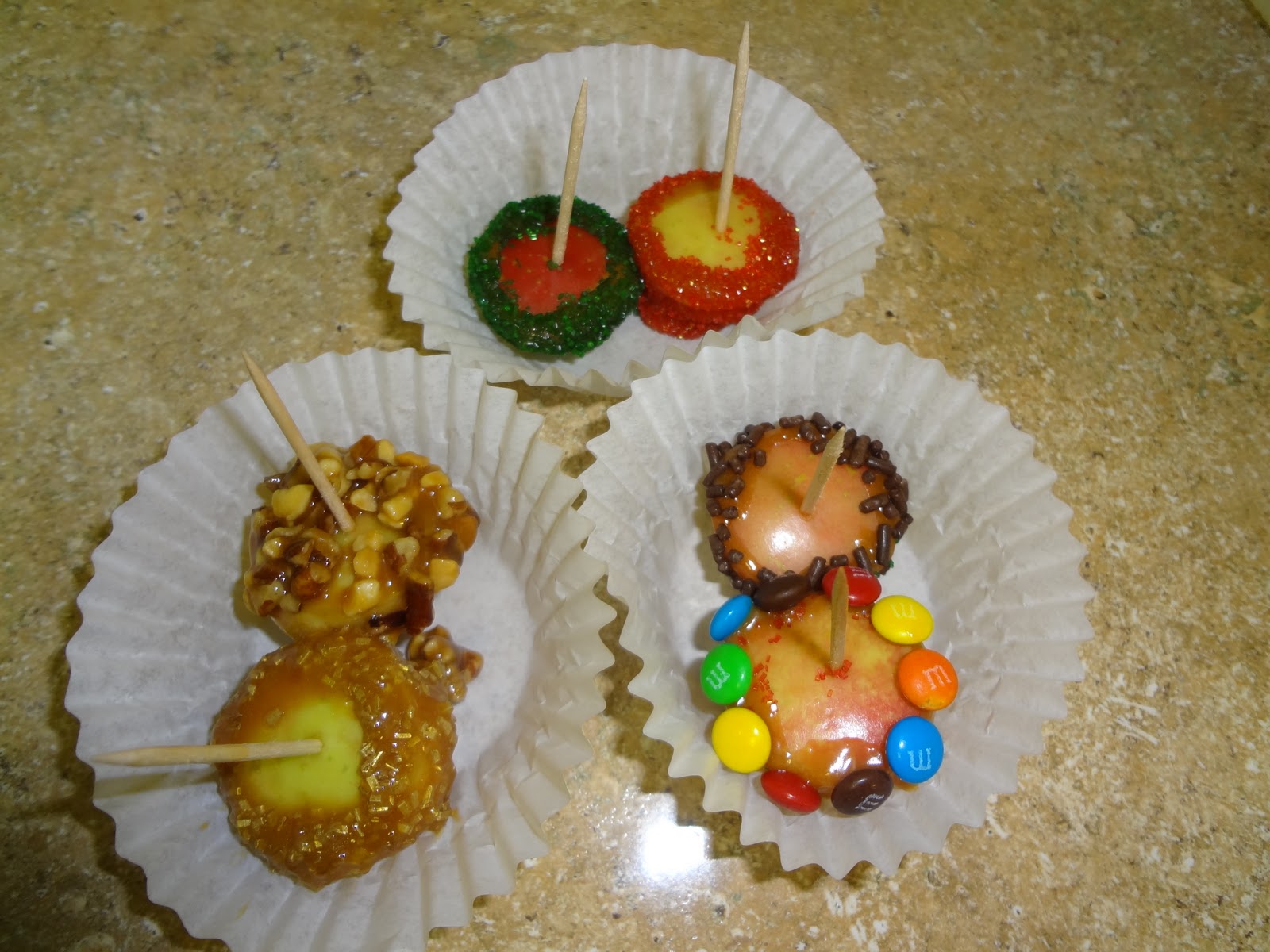 Two Plus You Mini Candy Apples Quick Tasty Treat