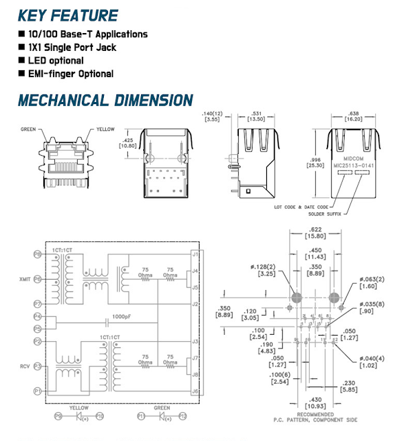 SGEMALL: [WE MIDCOM] 7499011211LAN커넥터