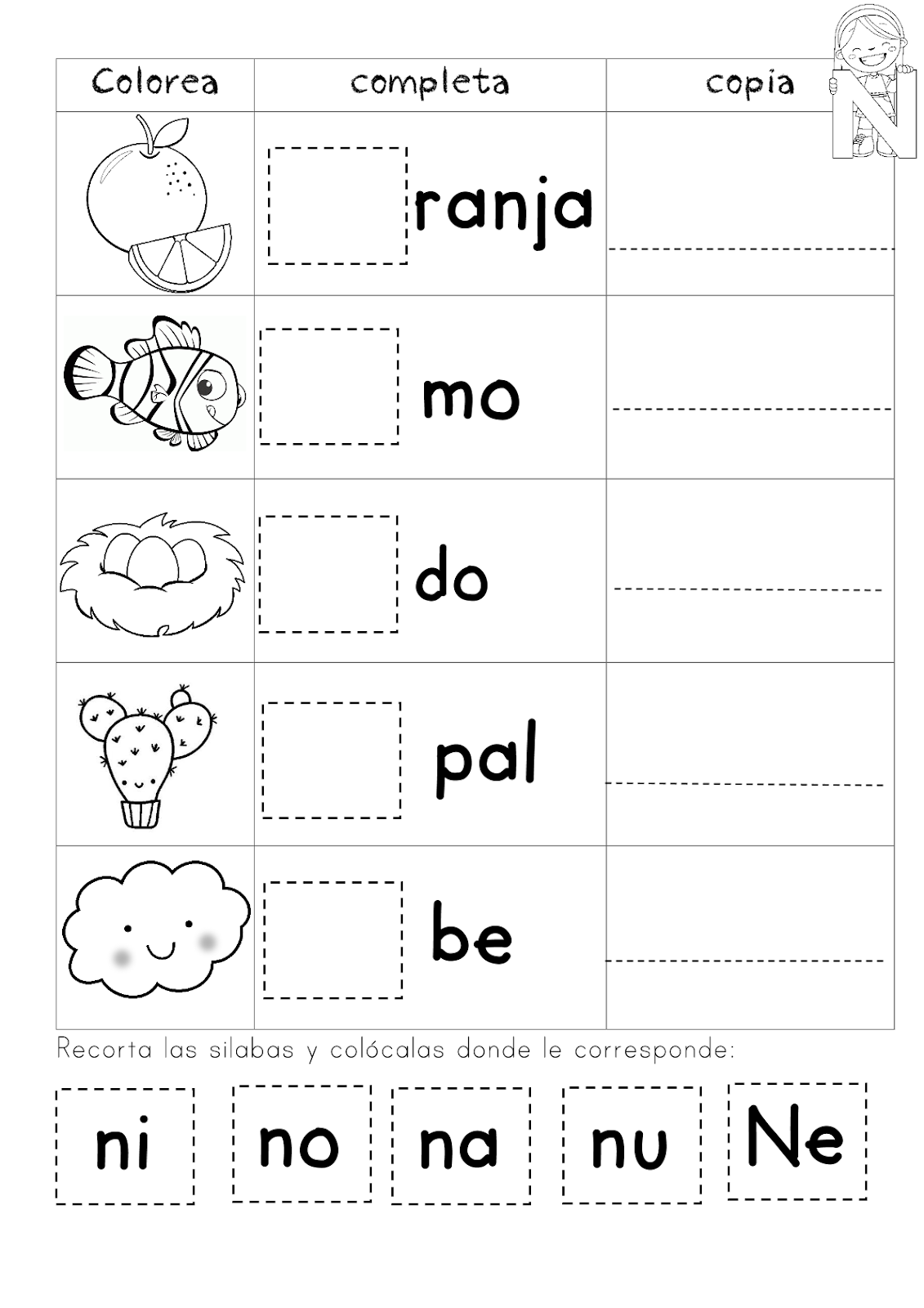 Mi Cuadernillo de Sílabas | Materiales Educativos para Maestras