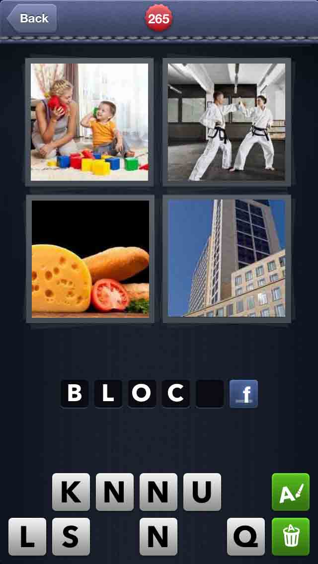Answer To 4 Pics 1 Word: ANSWER TO 4 PICS 1 WORD - LEVEL 265 - 5 WORDS