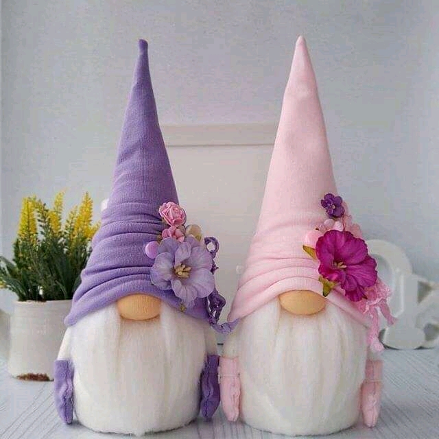 Gnomos de natal com molde e passo a passo - Ver e Fazer