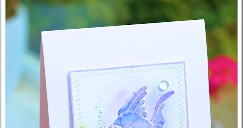 Daizy-Mae-Designs: Blue Fish card