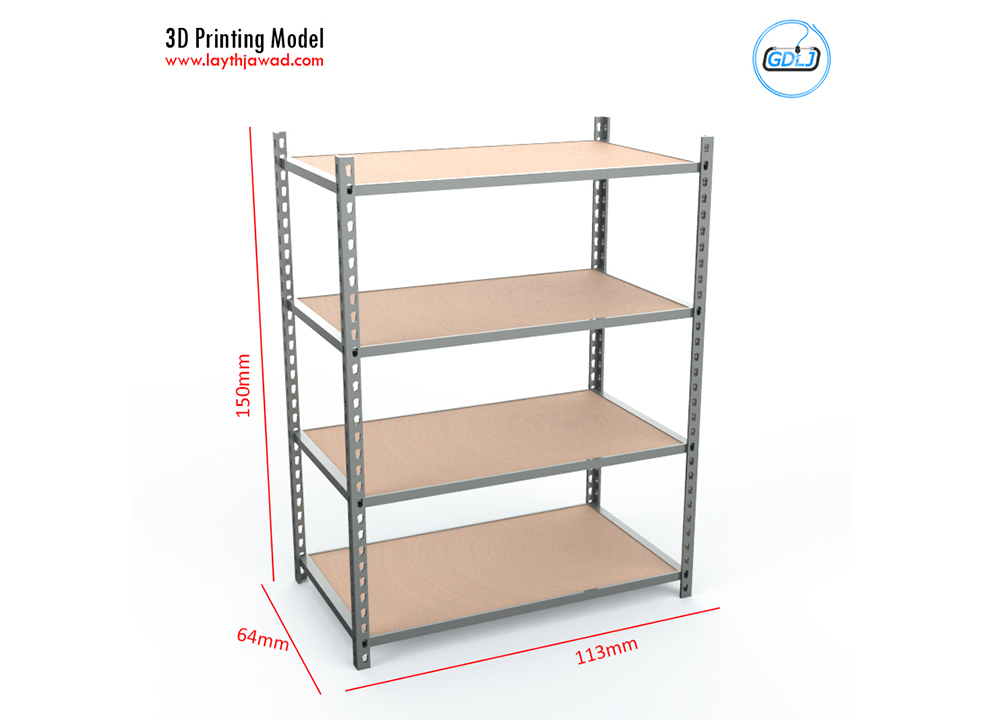Shelf Unit 3D Printing Model | Layth Jawad
