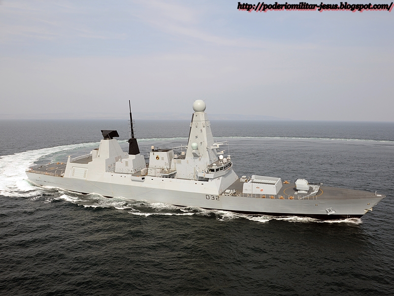 Poderío Militar: Los destructores Tipo 45 evaluarán la capacidad del ...