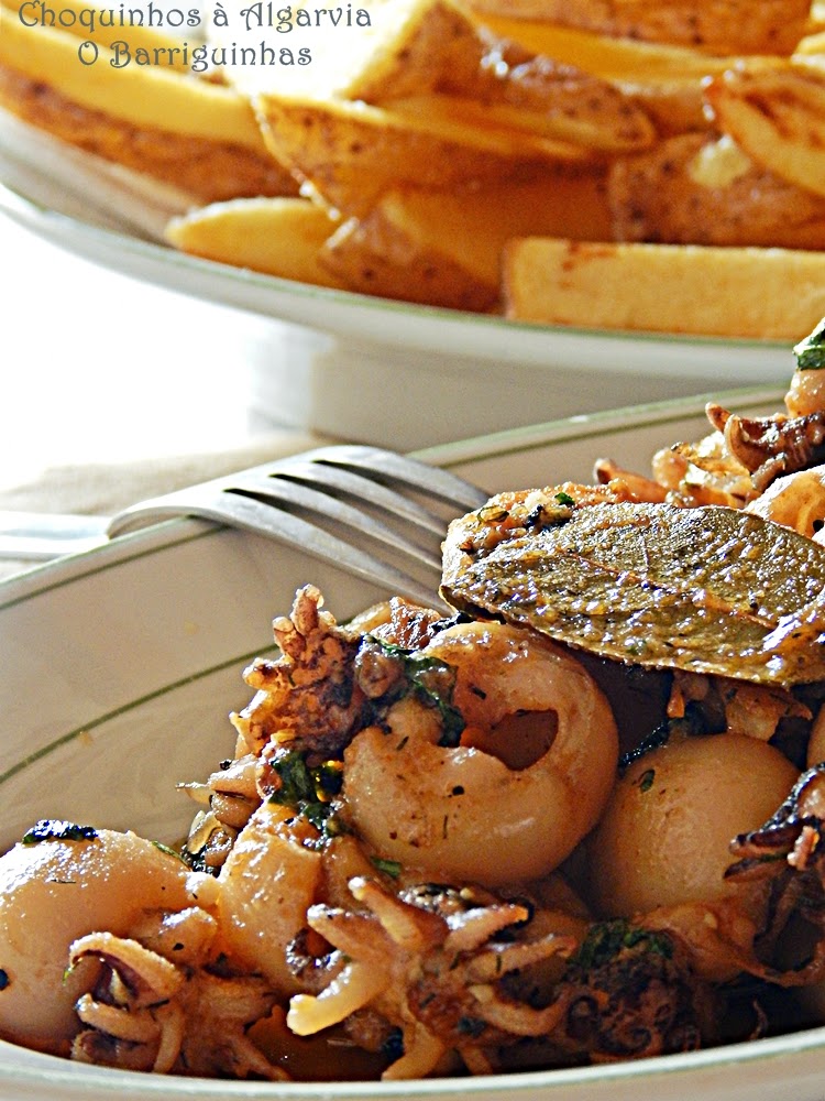 Choquinhos à Algarvia - O Barriguinhas