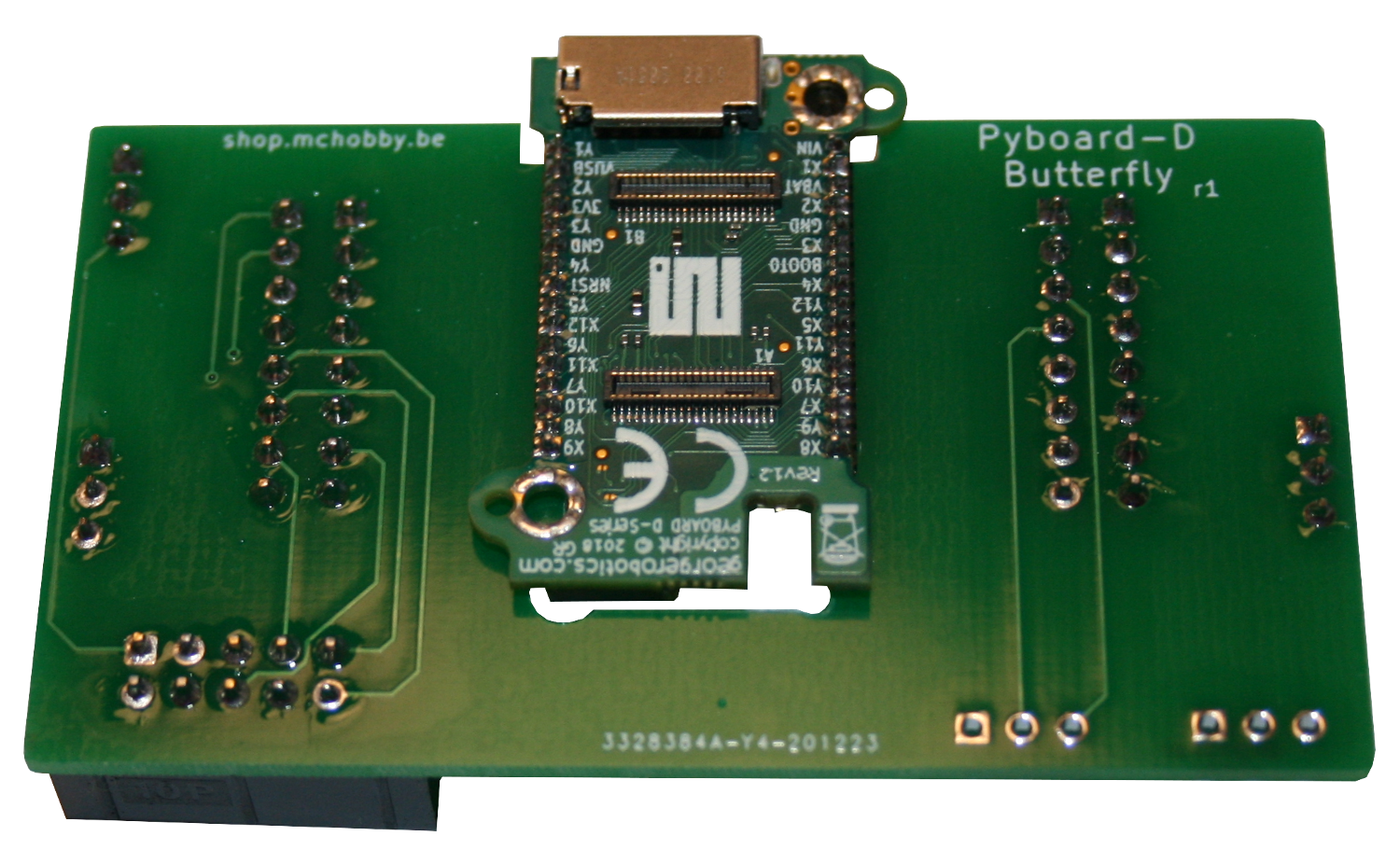 PYBoard-D : Préparation de la carte Butterfly pour PYBD - MCHobby - Le Blog