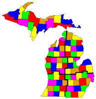 Life Sew Crafty: Pixel Michigan Quilt