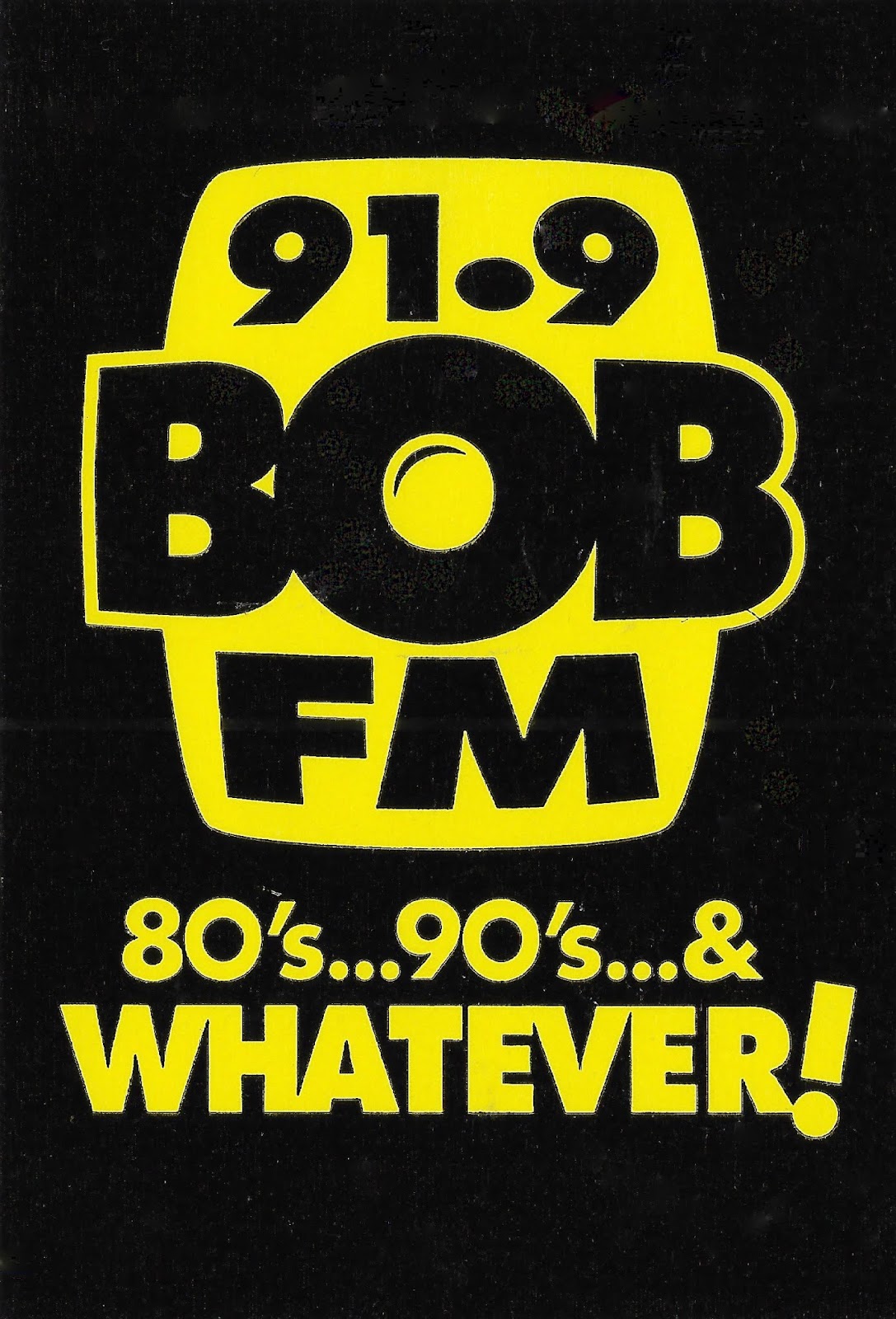 Radio Sticker of the Day: Bob FMs