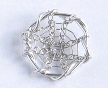 Art of Wire: The small wire spider web