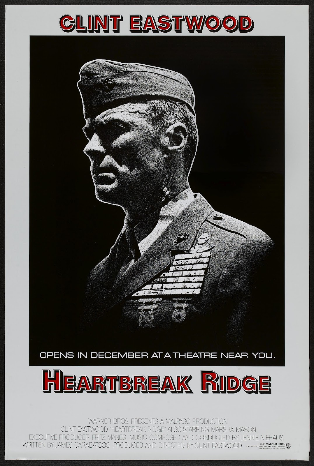 Heartbreak Ridge (1986) | Eastwood movies, Movie posters, Best movie ...