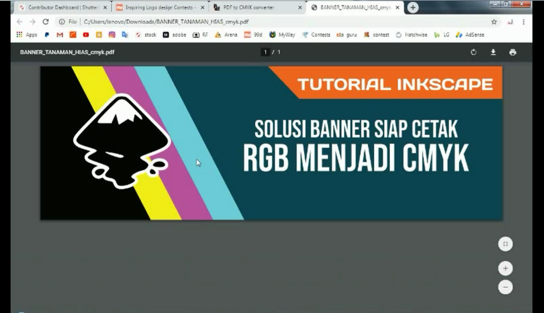 Cara Merubah Warna RGB Menjadi CMYK Desain di Inkscape Agar Siap Cetak ... Cara Merubah Warna RGB Menjadi CMYK Desain di Inkscape Agar Siap Cetak ...