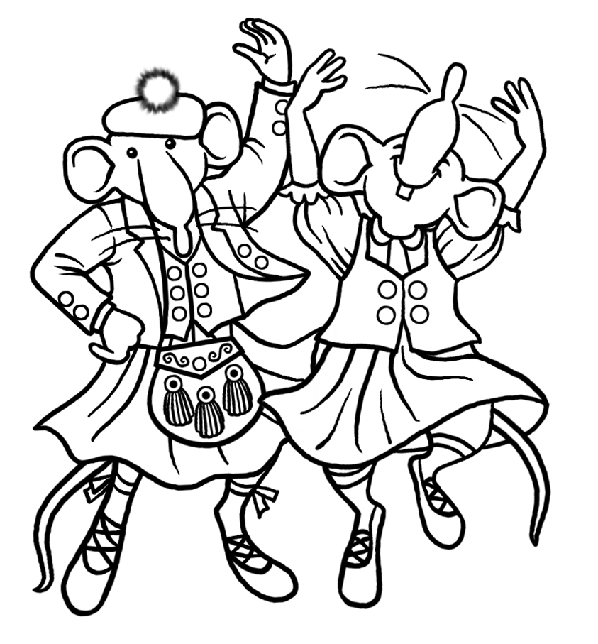 Crafty Moments: SCOTTISH MICE HOGMANAY NIGHT JIG DIGI