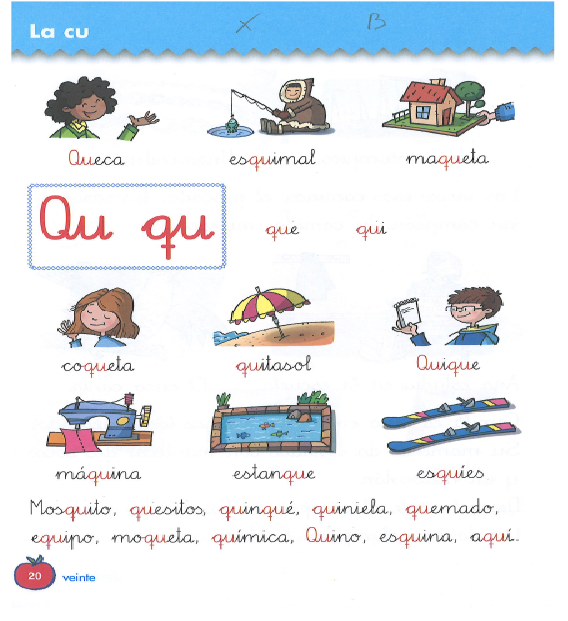 El blog de primero: LECTURA DE LA LETRA Q / q