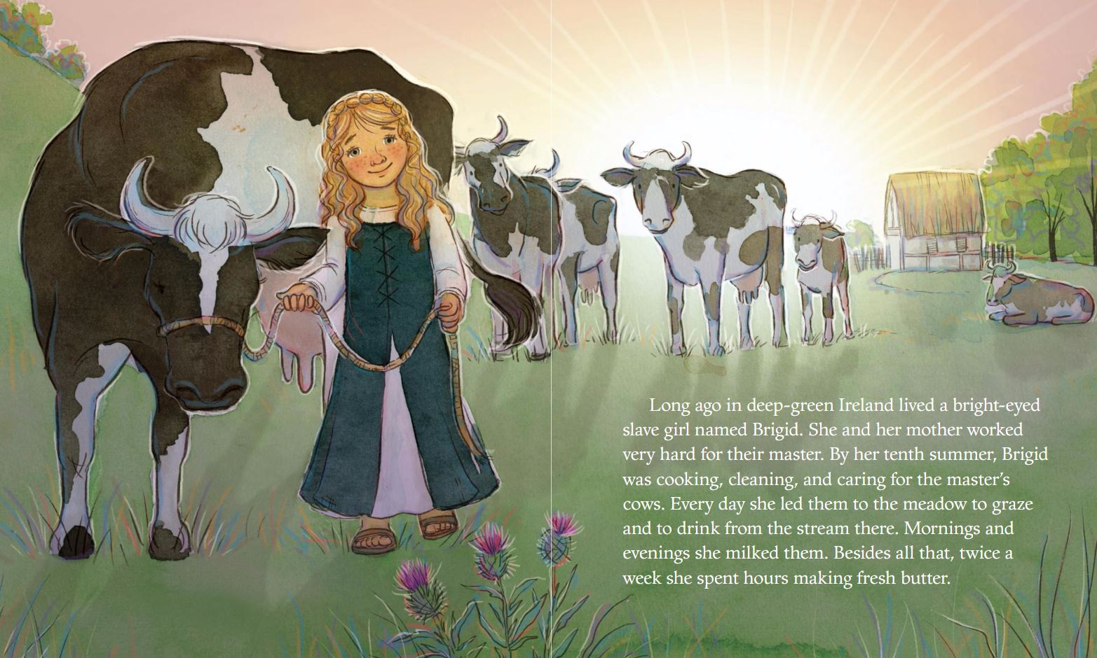 Book Reviews and More: Brigid and the Butter - Pamela Love and Apryl Stott