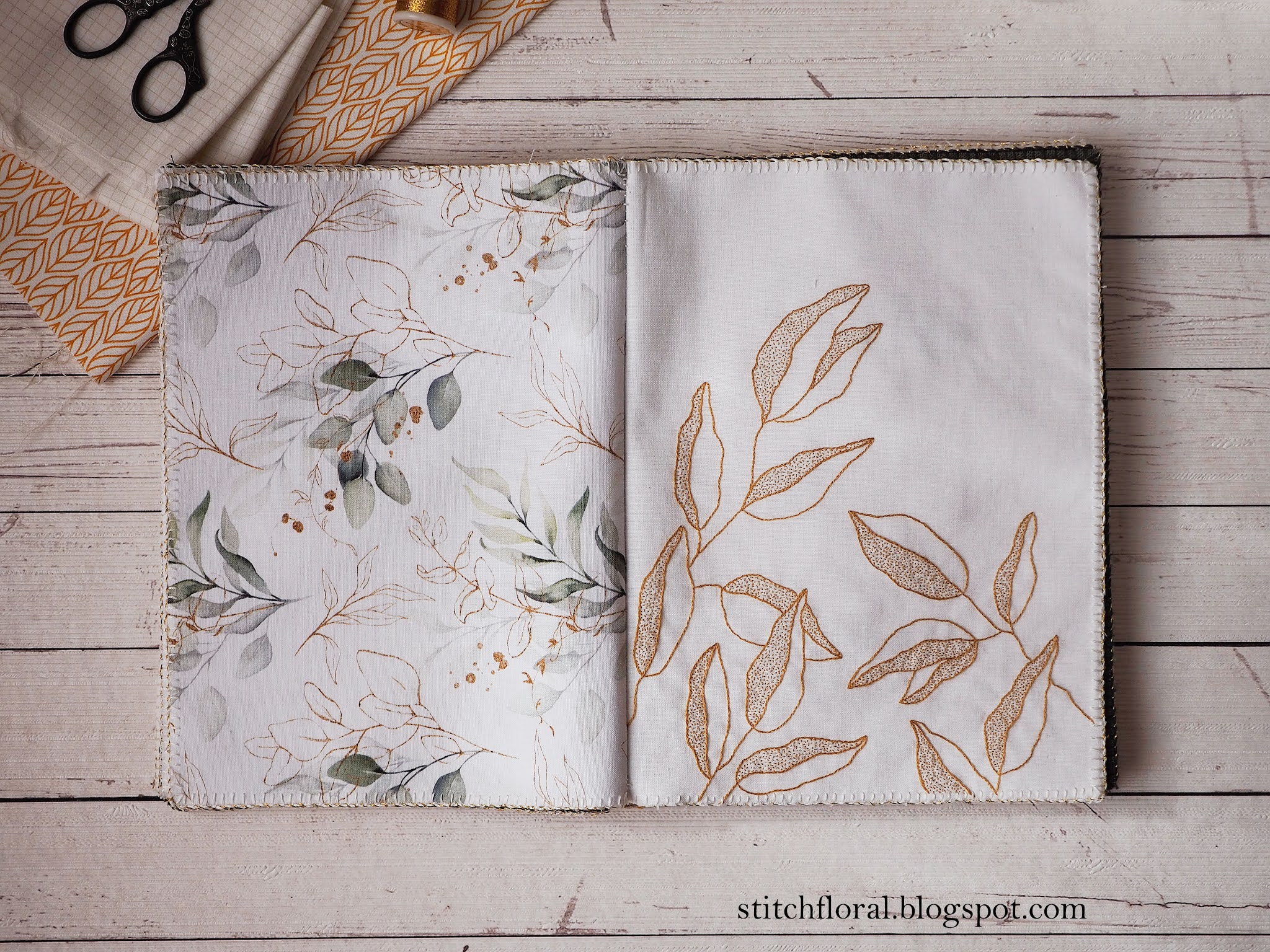 Stitch Floral journal complete - Stitch Floral