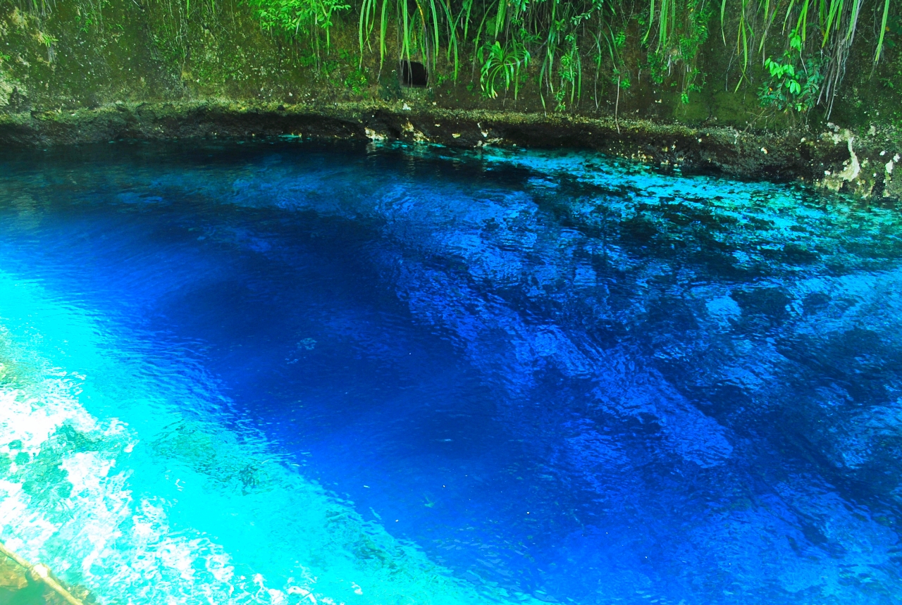 Enchanted River: Unearthly Basin of the Deep Blue | Surigao del Sur ...